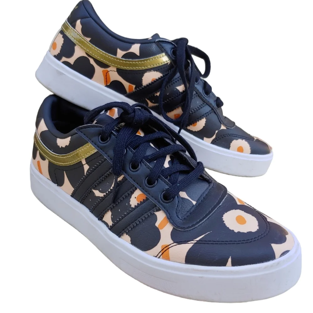 adidas | Shoes | Adidas X Marimekko Bryony W Black And Peach Floral ...